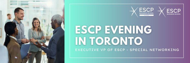 Invitation - An evening with ESCP in Toronto - 21st Oct. 2025