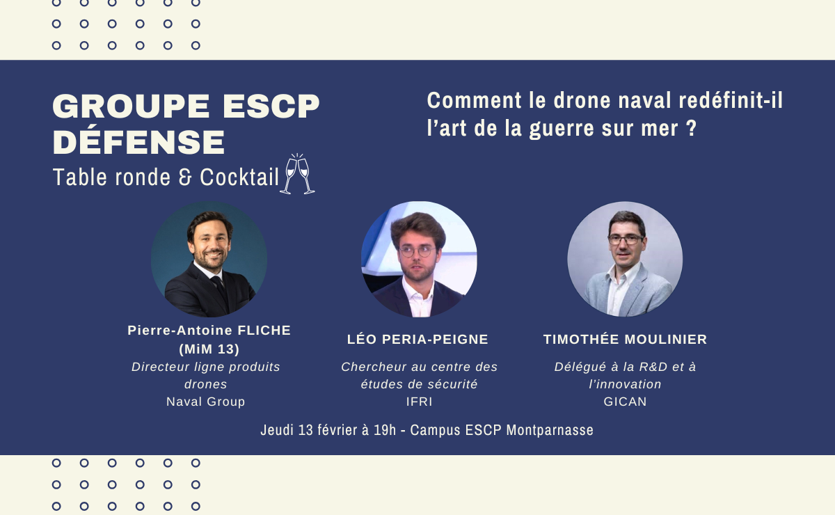 ESCP Défense : How do naval drones redefine the art of war at sea